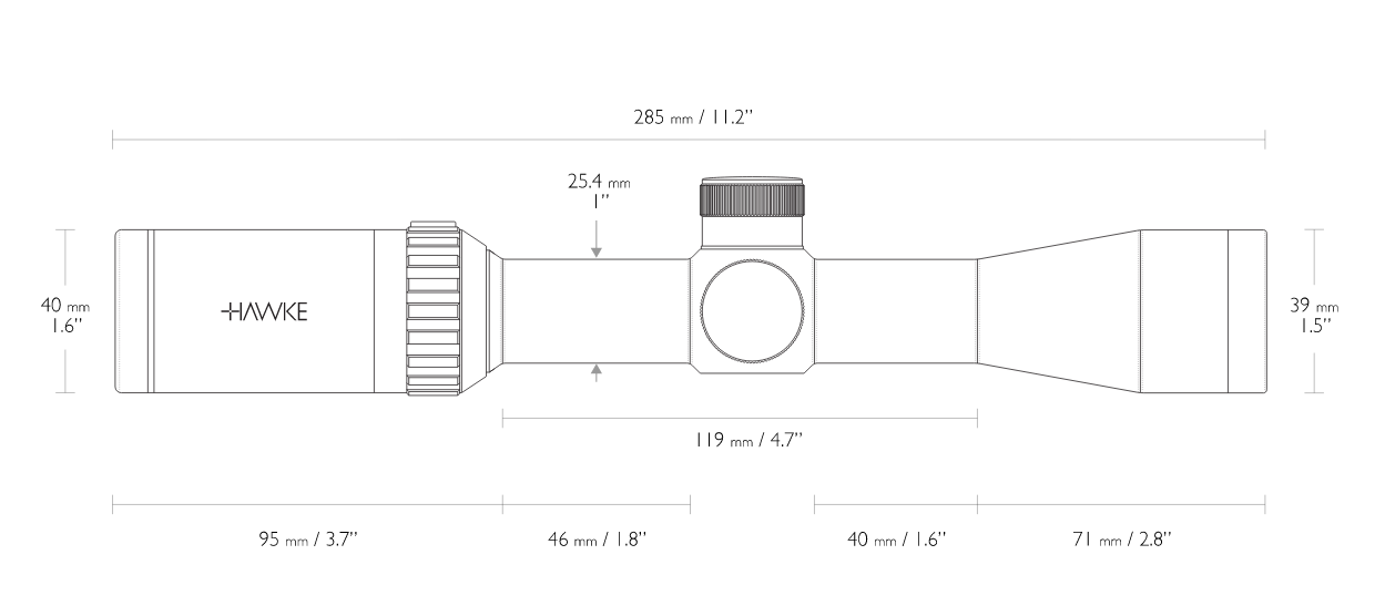 Оптический прицел Hawke Vantage IR 2-7x32 IR (Mil Dot) 14209 — купить в ...
